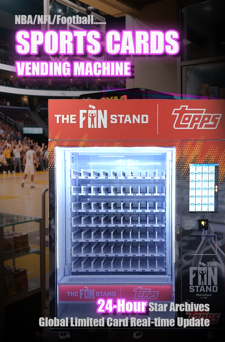 The FAN STAND topps Sports Cards Vending Machine