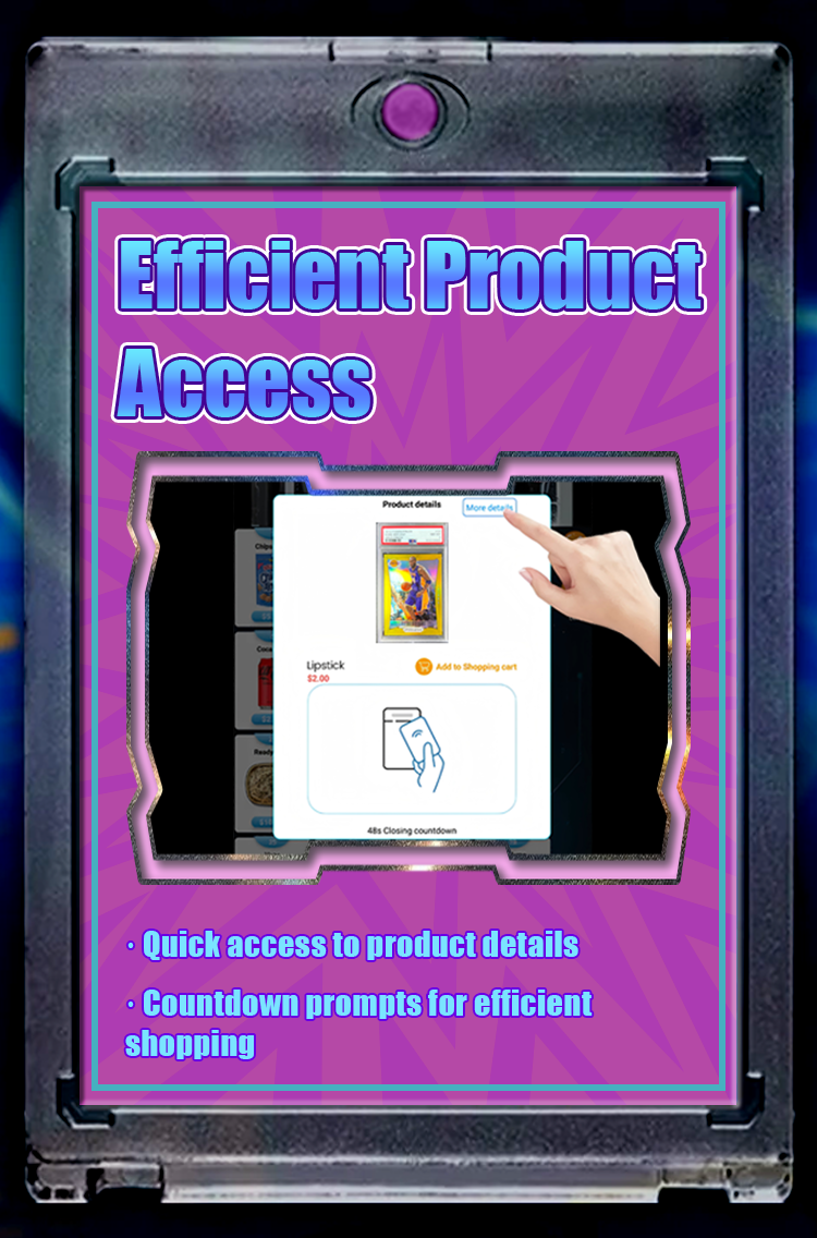 Sports Cards Vending Machine with display cabinet and elevator