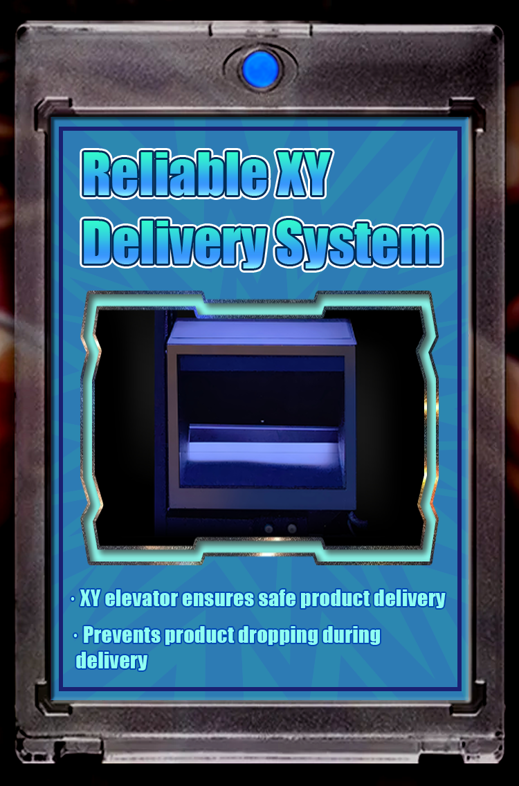 Sports Cards Vending Machine with display cabinet and elevator