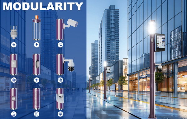 Smart Pole for Smart City manufacturers/supplier/company - Gebosun