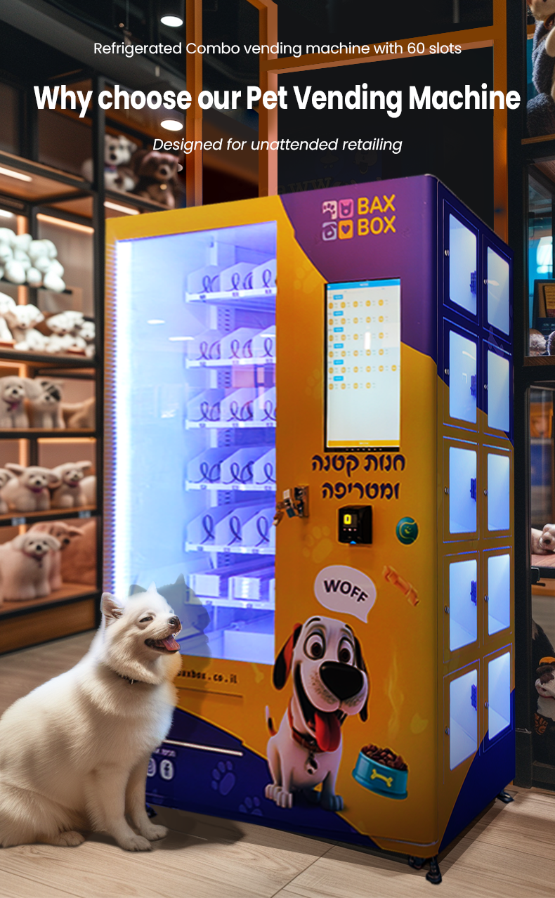 Pet Vending Machine for Dog Cat Food Snacks Wash