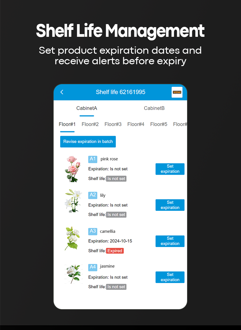 WEIMI Grab-and-Go Flower Vending Machine for Bouquet Retail