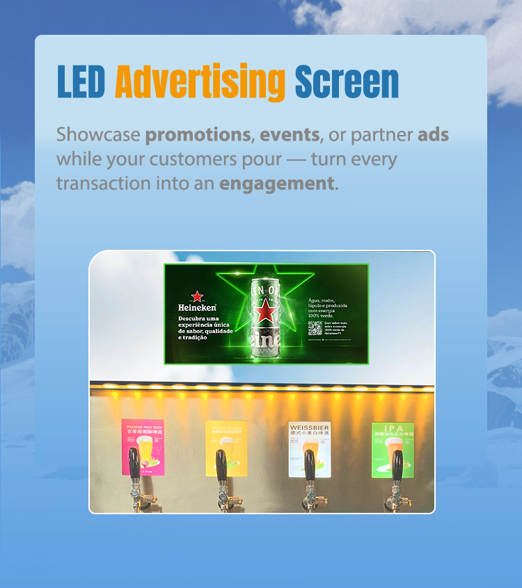 Self-Service Draft Beer Vending Machine for Bars & Restaurants