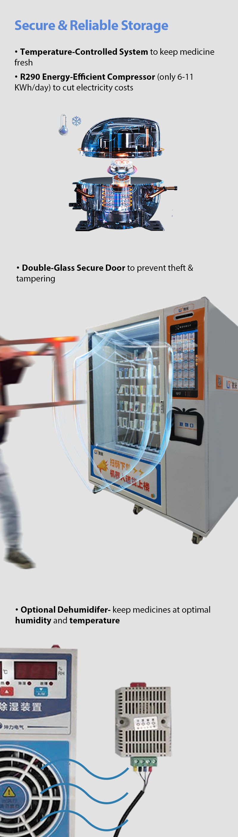 24/7 Pharmacy Clinic Medicine Vending Machine