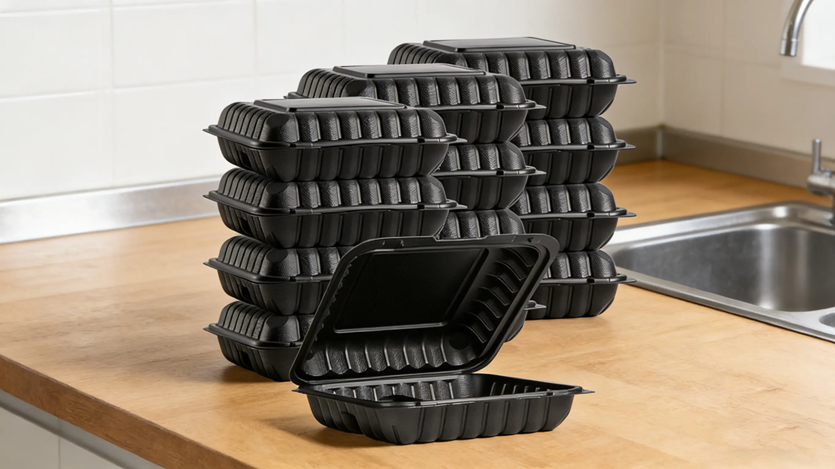 Customization Process for Disposable Plastic Catering Take-Out ...