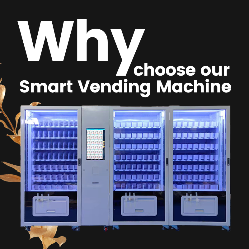 three in one vending machine for snack and drink in Malaysia